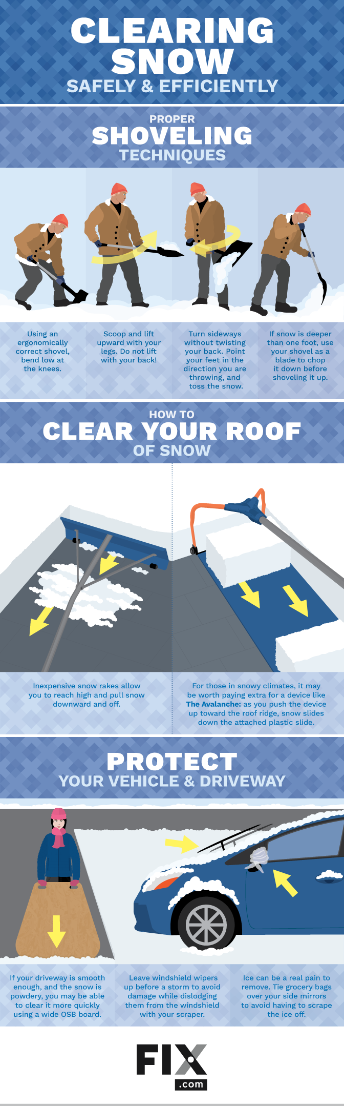 Shoveling Properly and Clearing Snow Safely | Fix.com